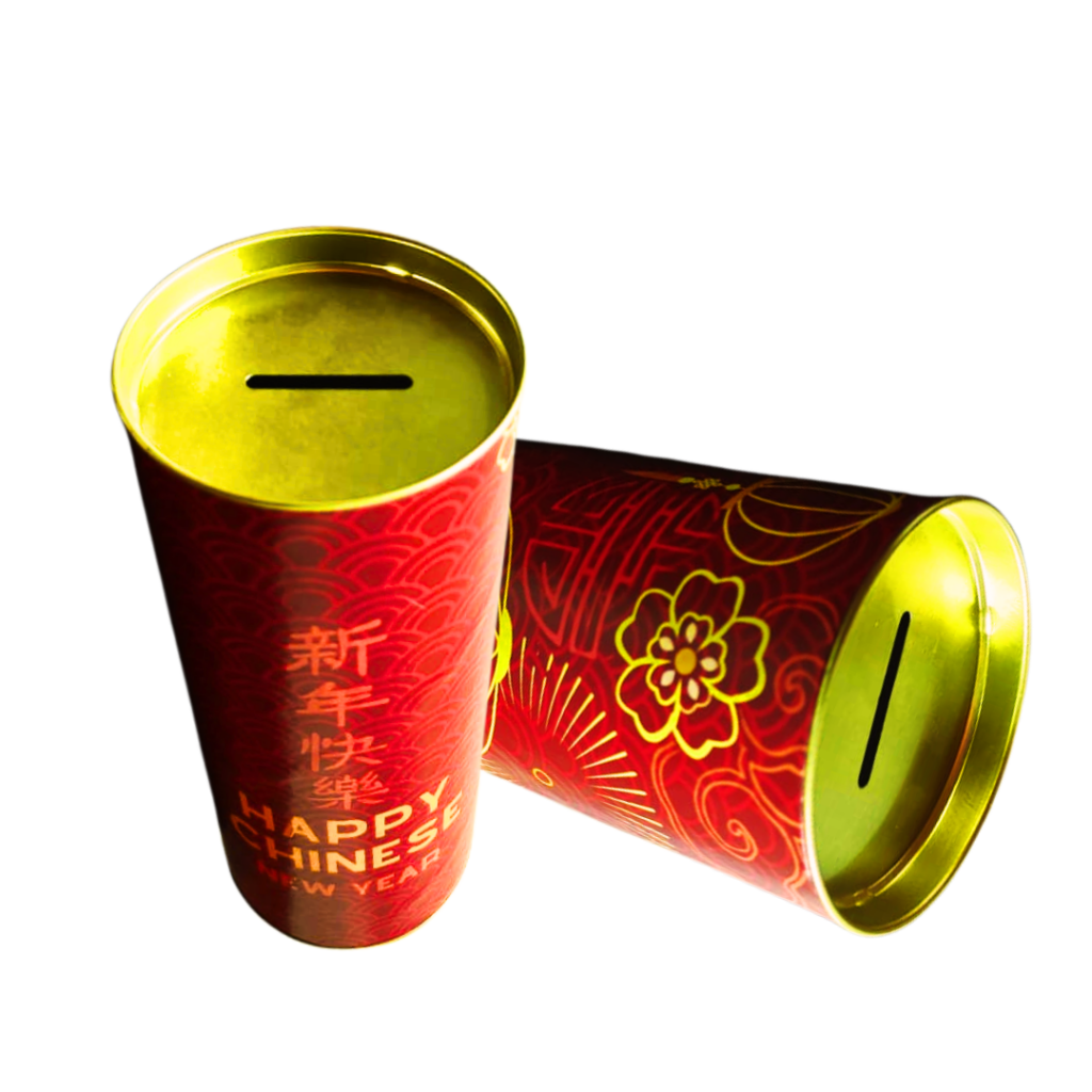CNY GIFT SET - COIN BANK INCLUDE MANDARIN AND FORTUNE COOKIES - Can Jaya